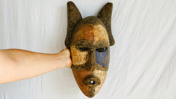 Kwele Mask. Gabon Africa . African Mask.