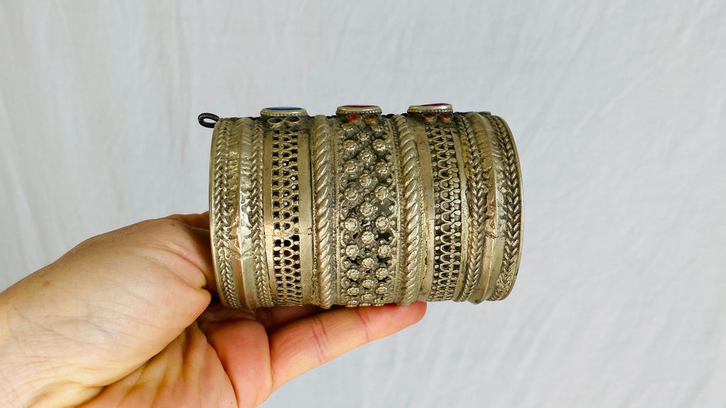 Vintage Kuchi Cuff Bracelet
