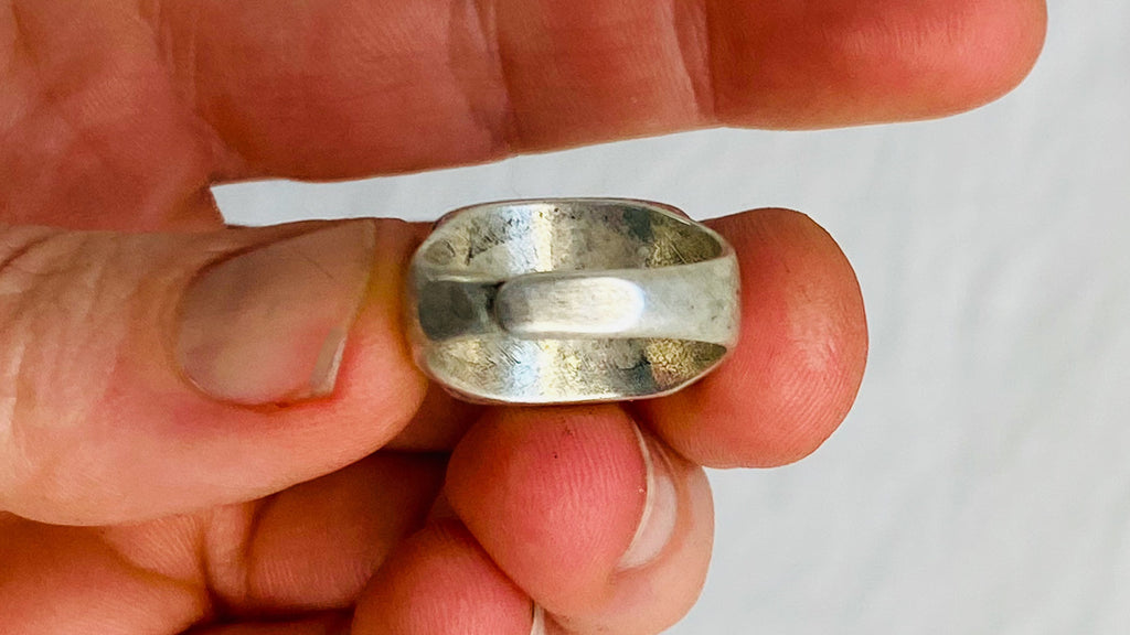 Hmong Silk Embroidered Ring. Adjustable