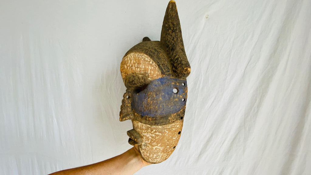 Kwele Mask. Gabon Africa . African Mask.