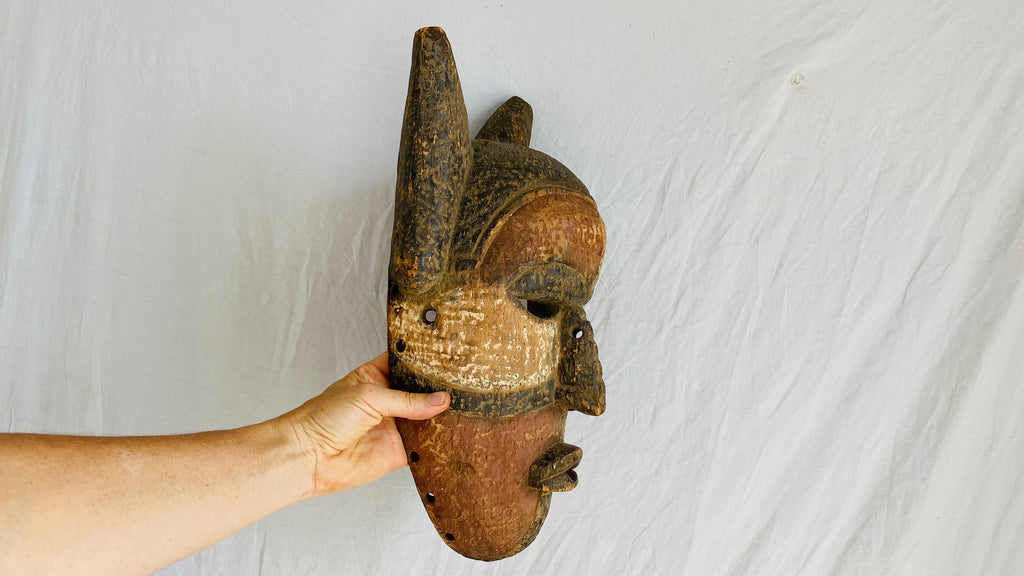 Kwele Mask. Gabon Africa . African Mask.